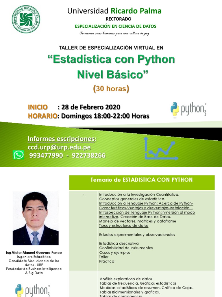 Te Estadistica Con Python | PDF | Estadísticas | Análisis de regresión