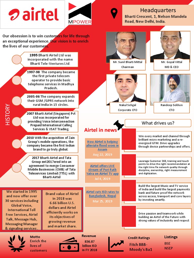 Airtel Final Flyer | PDF | Telecommunications | Service Industries