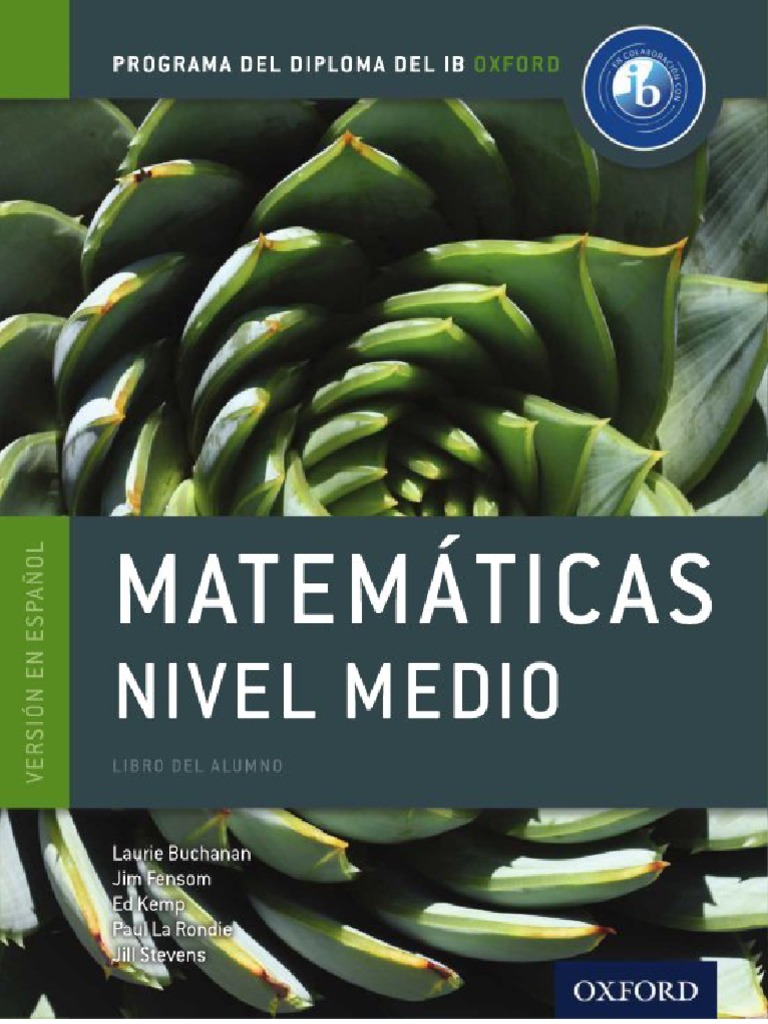 Mathematics SL - Spanish - Course Companion 800 HOJAS 20 $ | PDF