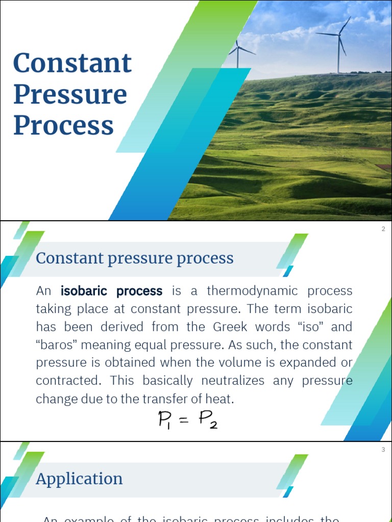 Isobaric Process Overview and Examples | PDF | Heat | Entropy