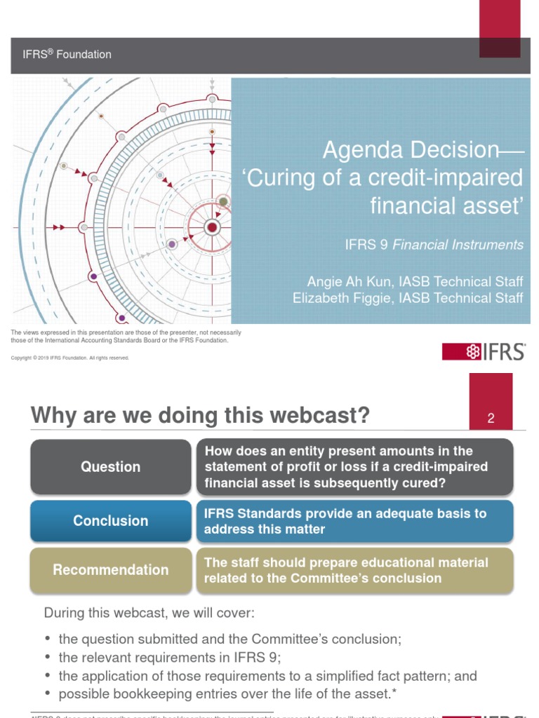 Curing of A Credit Impaired Financial Asset Slides | PDF ...