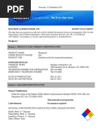 MSDS - FPT Range Floor Paint (Plascon) | PDF | Paint | Hazards