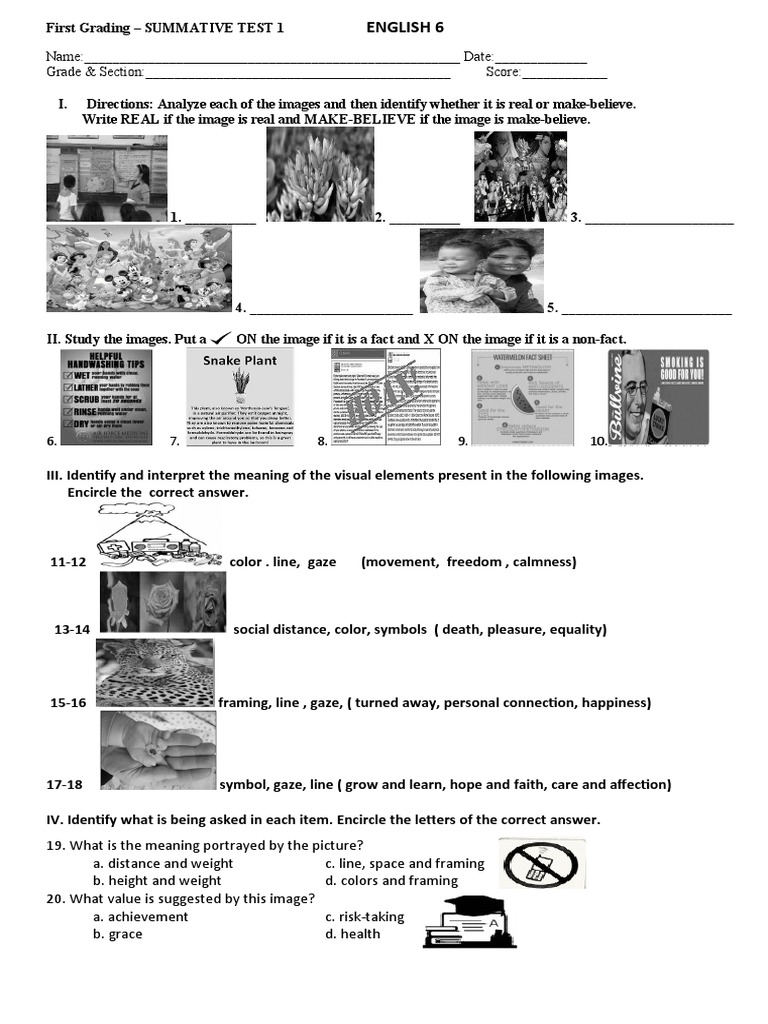 Q1 English 6 Summative Test 1-4 | PDF | Computer File | World Wide Web