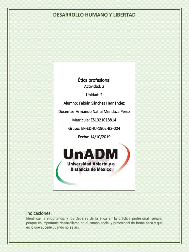 Edhu U2 A2 Fash | PDF | Moralidad | Libertad