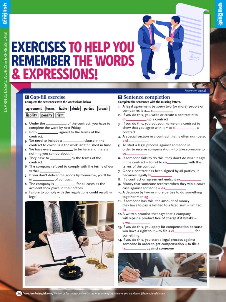 Exercises | PDF | Common Law | Government
