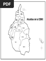 Mapa Edomex Division Politica C N | PDF | México