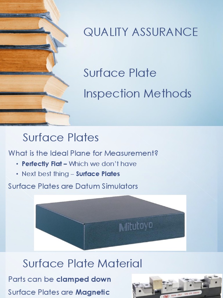 Surface Plate Inspection Techniques | PDF | Gear | Manufactured Goods
