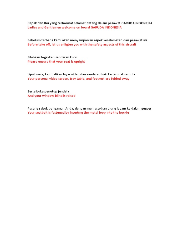 Bapak Dan Ibu Yang Terhormat Selamat Datang Dalam | PDF