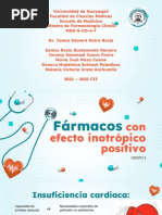 Fármacos Inotrópicos Positivos: Clasificación y Uso | PDF ...