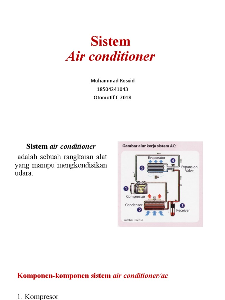 Sistem: Air Conditioner | PDF