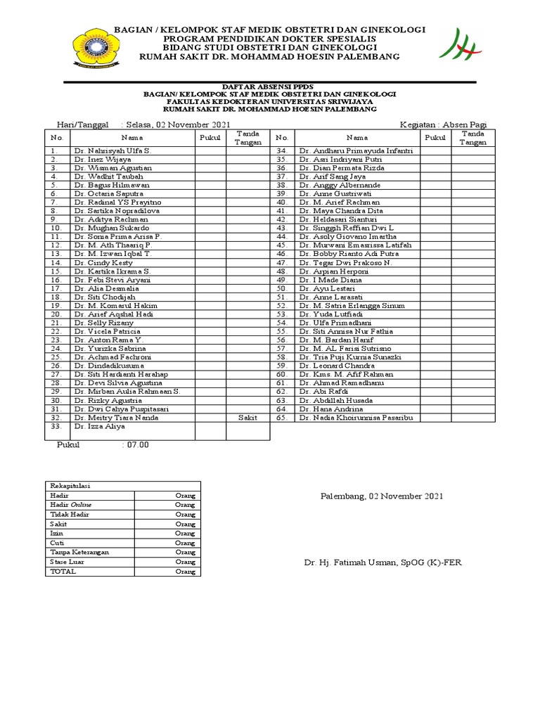 Absen Pagi | PDF | Kesehatan Holistik