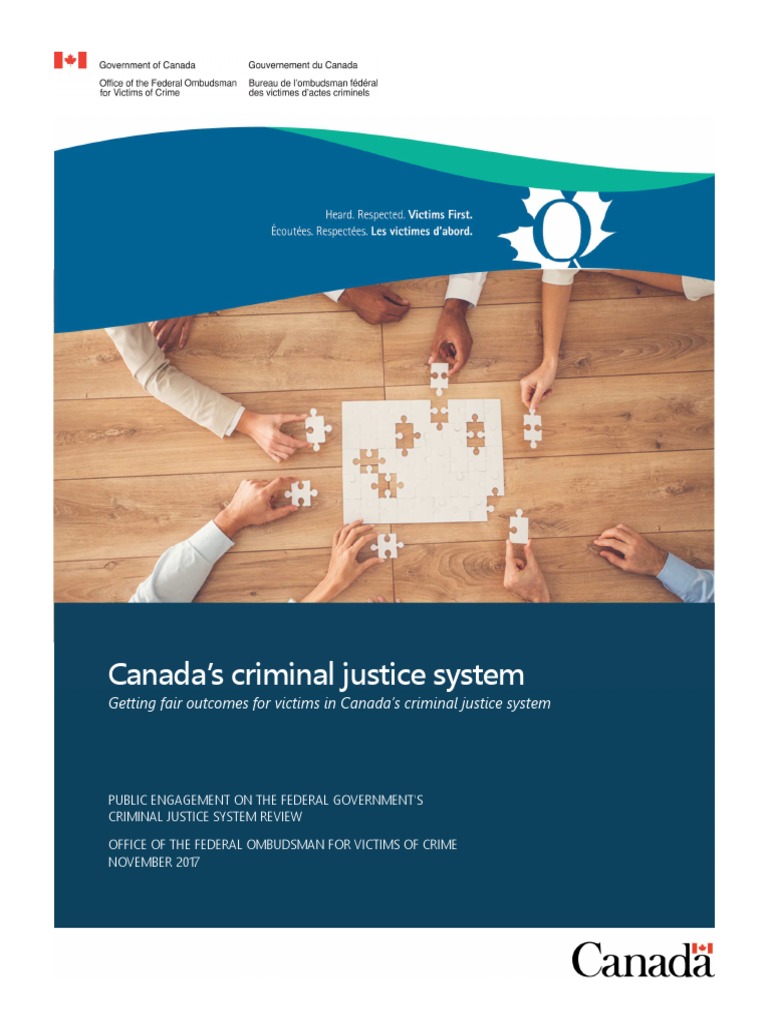 Getting Fair Outcomes For Victims in Canada's Criminal Justice System ...