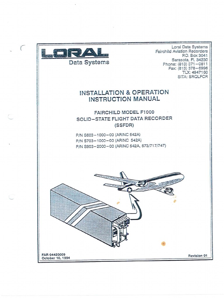 FDR f1000 Manual Installation | PDF