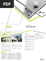 Rombo Cemento CPC 30R | PDF | Hormigón | Cemento