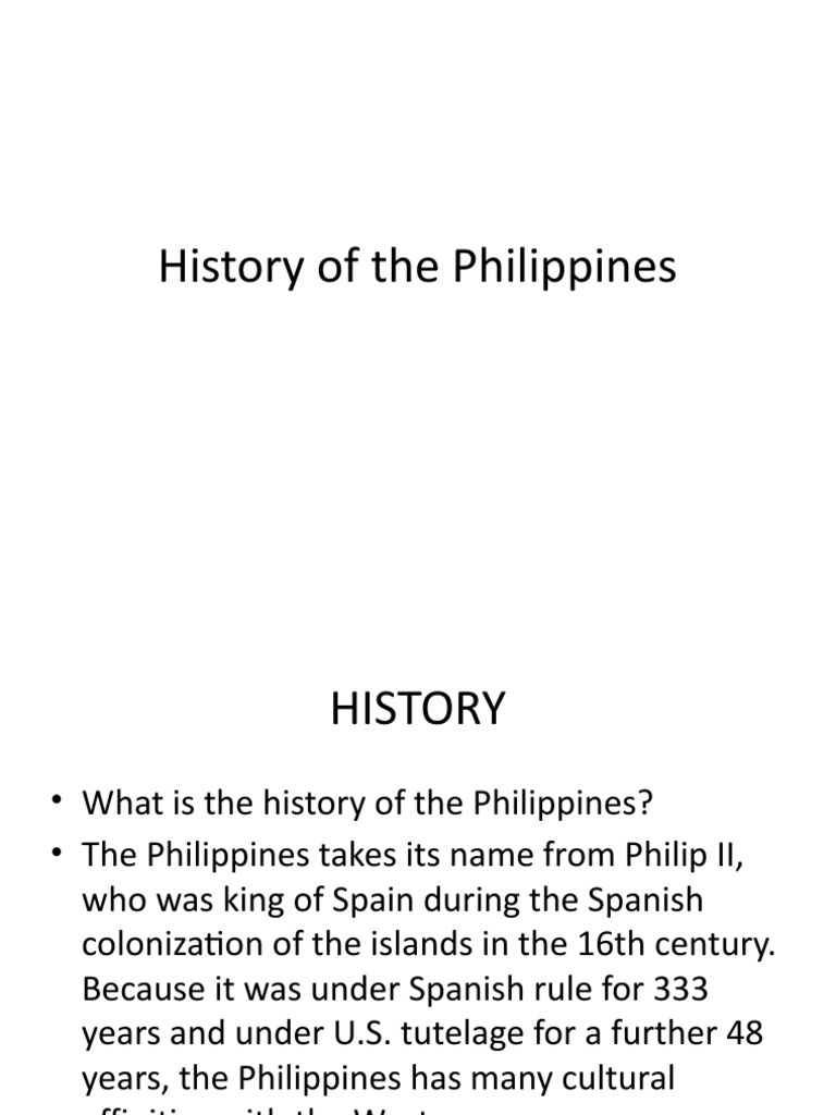 Overview of Philippine History | PDF | History