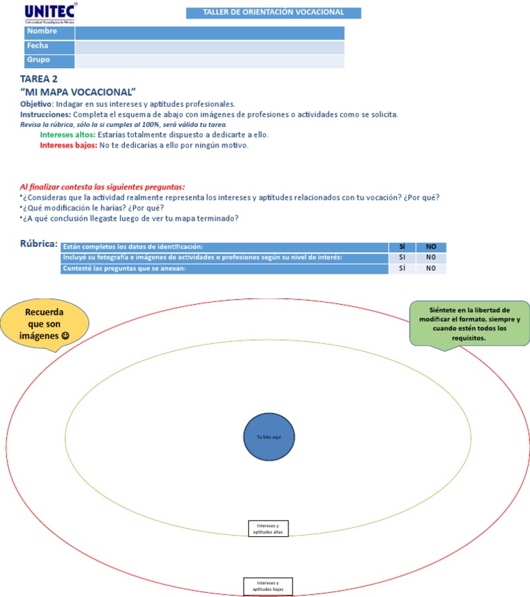 T2. Mi Mapa Vocacional | PDF