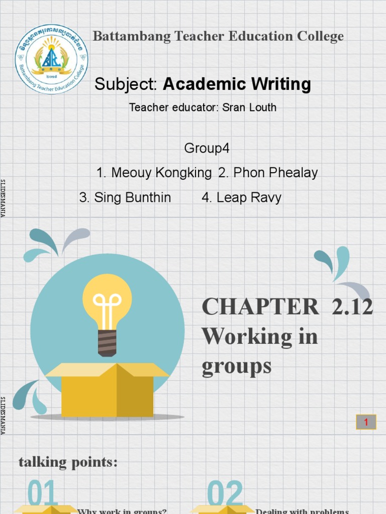 Group4-Working in Groups | PDF | Reason | Neuropsychological Assessment