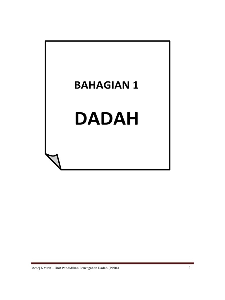 Tajuk 1 Apa Itu Dadah | PDF