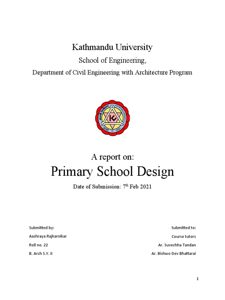 School Design Report | PDF | Lighting | Classroom