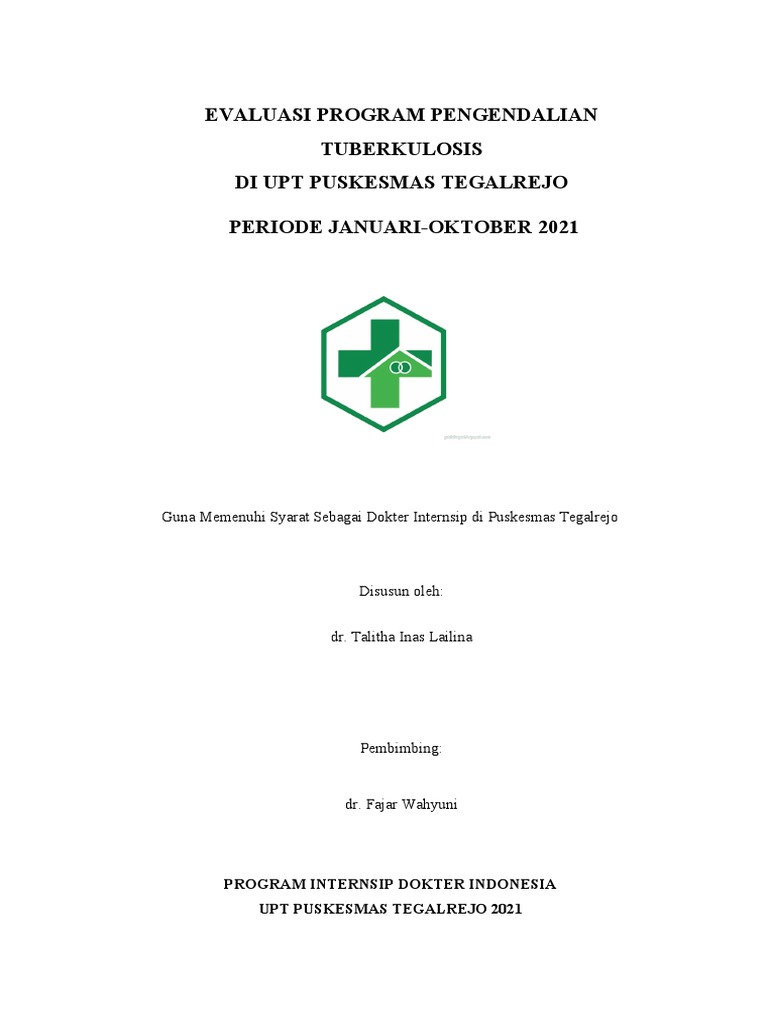 Evapro TB Bab 1-5 Final | PDF