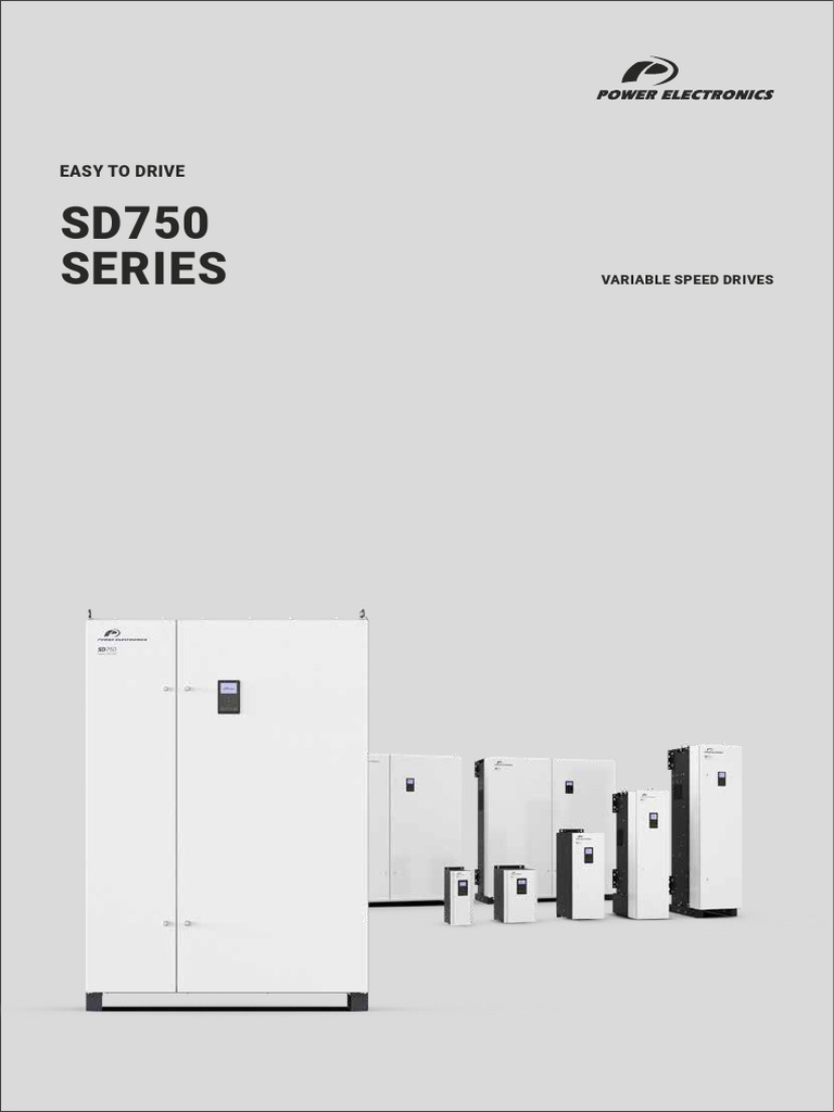 PowerElectronics SD750 Series Brochure | PDF | Electric Motor | Power ...