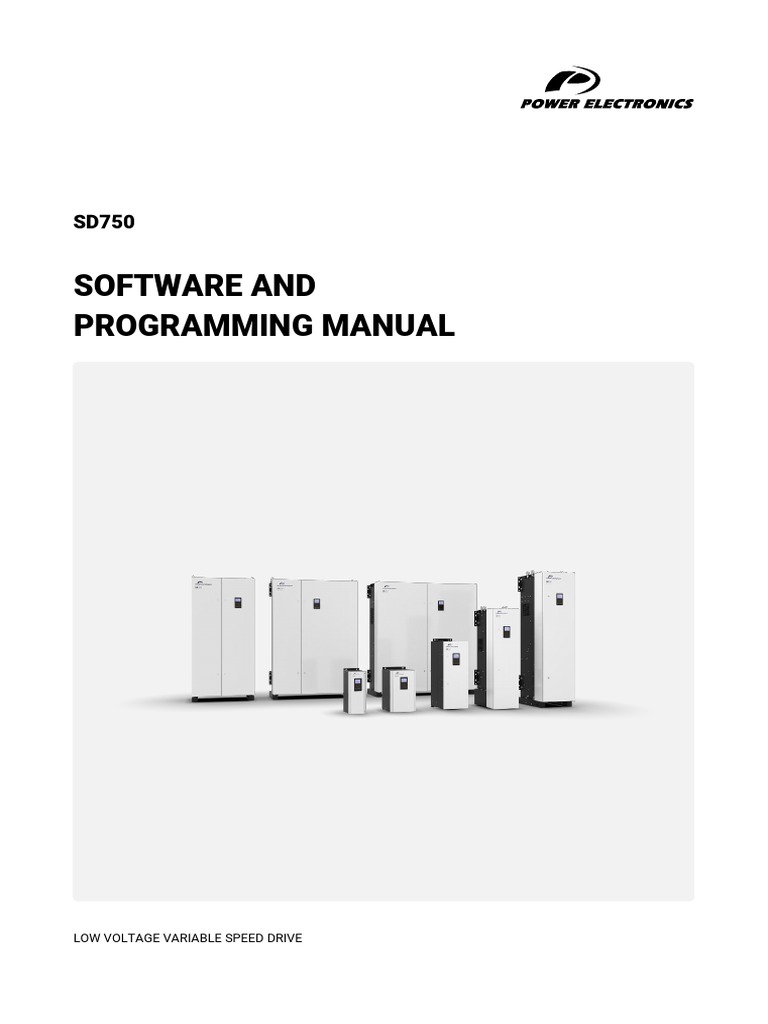 Software and Programming Manual: Low Voltage Variable Speed Drive ...