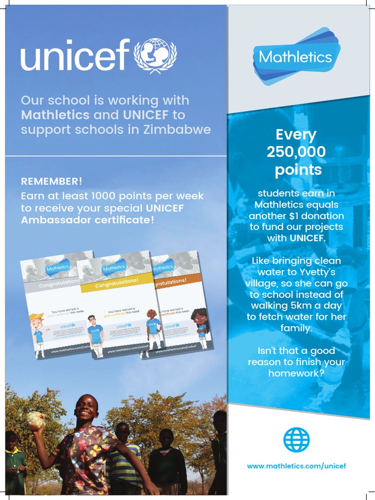 Mathletics UNICEF Classroom Poster | PDF