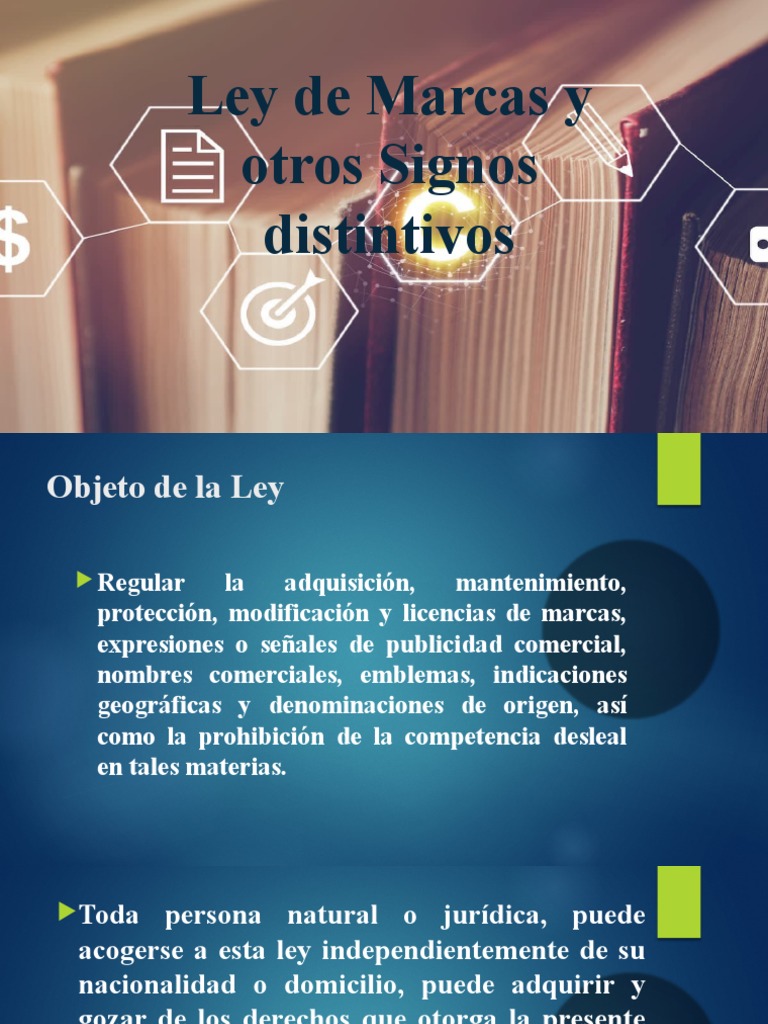 Ley de Marcas y Otros Signos Distintivos | PDF | Marca comercial | Justicia