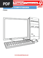 Moldes de Computadora de Papel Cartulina | PDF