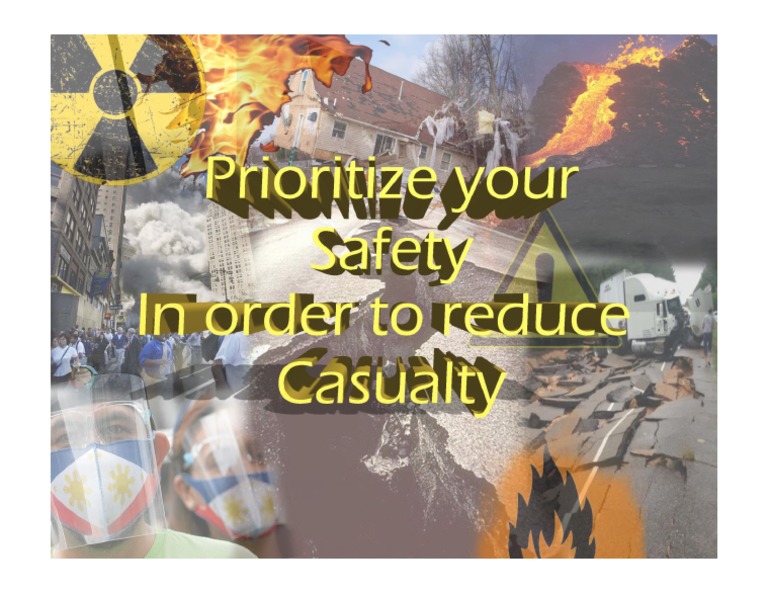 DRRR Preventing Casualties Slogan | PDF