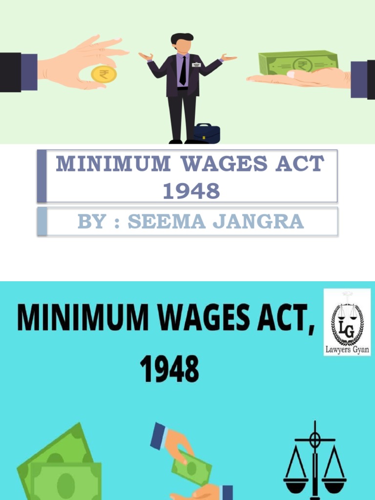 Minimum Wages Act Overview 1948 | PDF | Employment | Overtime