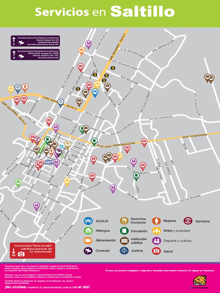 Mapa Saltillo | PDF