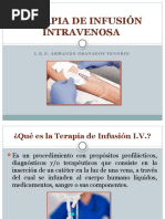 Nom 022 Terapia de Infusion Presentacion | PDF | Terapia intravenosa | Ciencias de la Salud