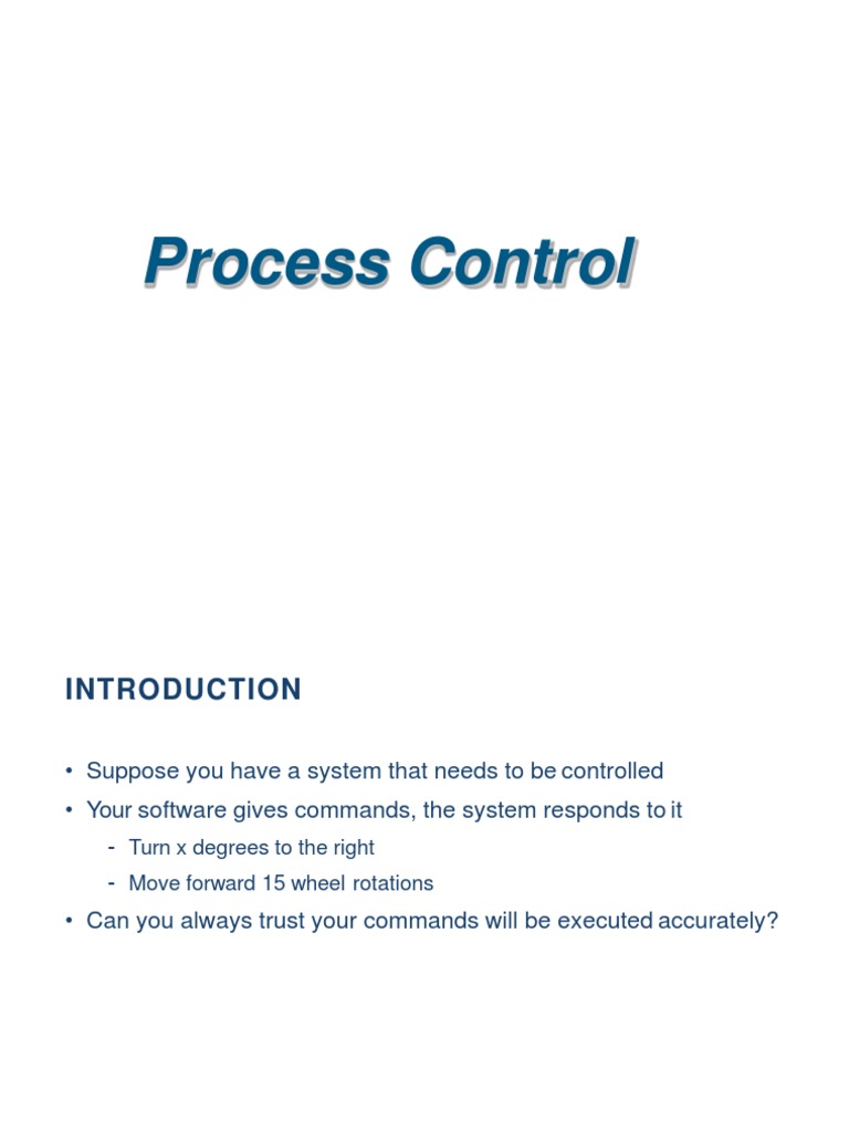 6 Process Control | PDF | Control Theory | Mechanical Engineering