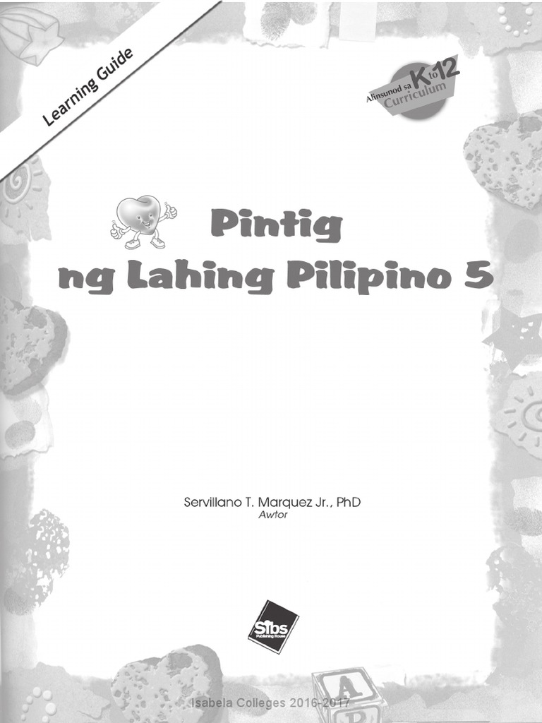 Pintig NG Lahing Pilipino 5 Learning Guide With Curriculum Map | PDF