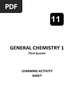 GENERAL CHEMISTRY Grade 12 Module | PDF | Phase (Matter) | Ionic Bonding