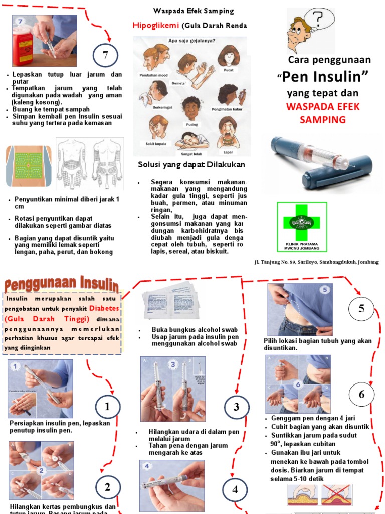 Penggunaan Insulin yang Tepat dan Waspadai Efek Samping Hipoglikemi | PDF