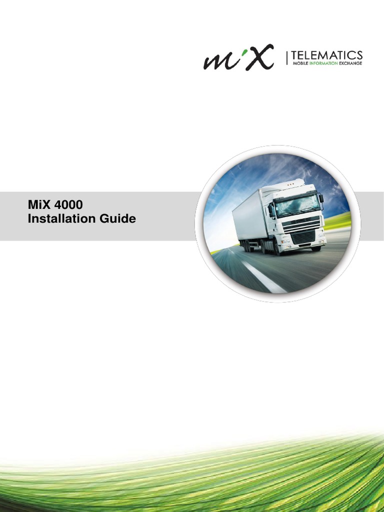 Mix 4000 Installation Guide | PDF | Electrical Connector | Electronics