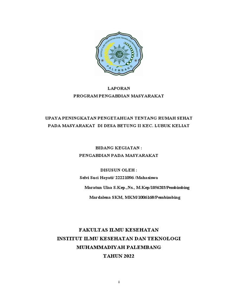 Laporan Individu PKLT Selvi Suci Hayati (22221096) | PDF