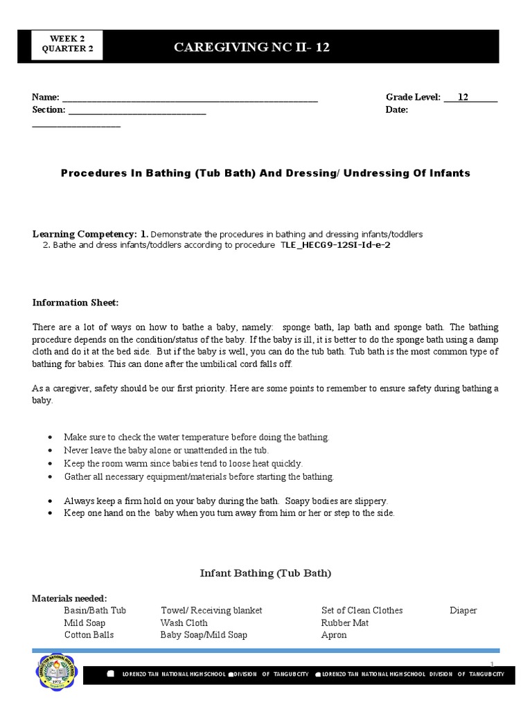 Proper Infant Care: A Step-by-Step Guide to Bathing and Dressing Babies ...