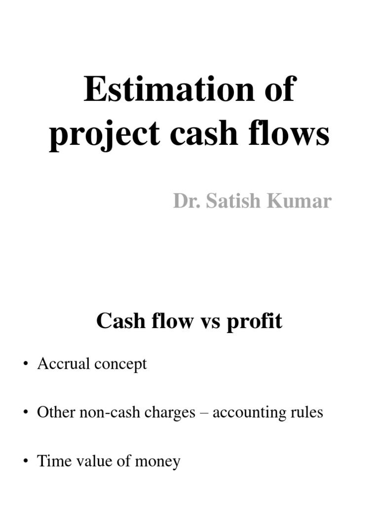 Cash Flow Estimation | PDF | Depreciation | Book Value