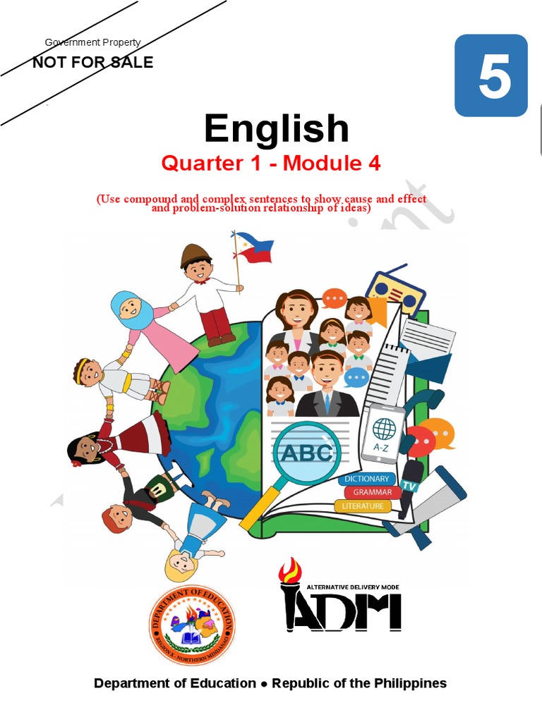 English5 Q1 Mod4 Use Compound and Complex Sentences To Show Cause and ...