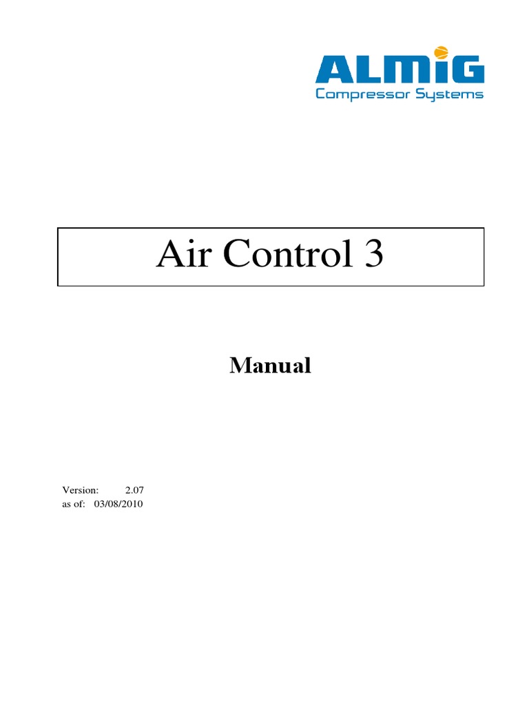 Air Control 3: Manual | PDF | Relay | Menu (Computing)