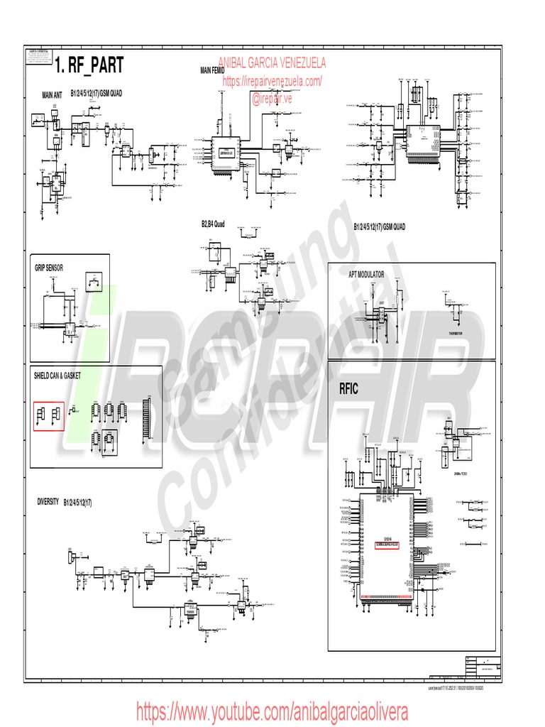 SM-J700T Esquematico Completo Anibal Garcia Irepair | PDF