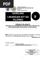 BANGHAY ARALIN SA FILIPINO 7 Module 3 Q2 | PDF