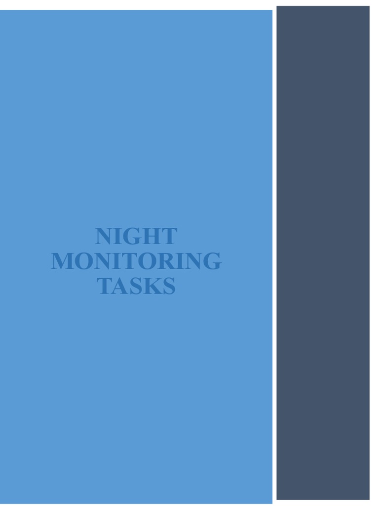 Night Monitoring and Batch Running Latestv0.2ff | PDF | Stored Value ...