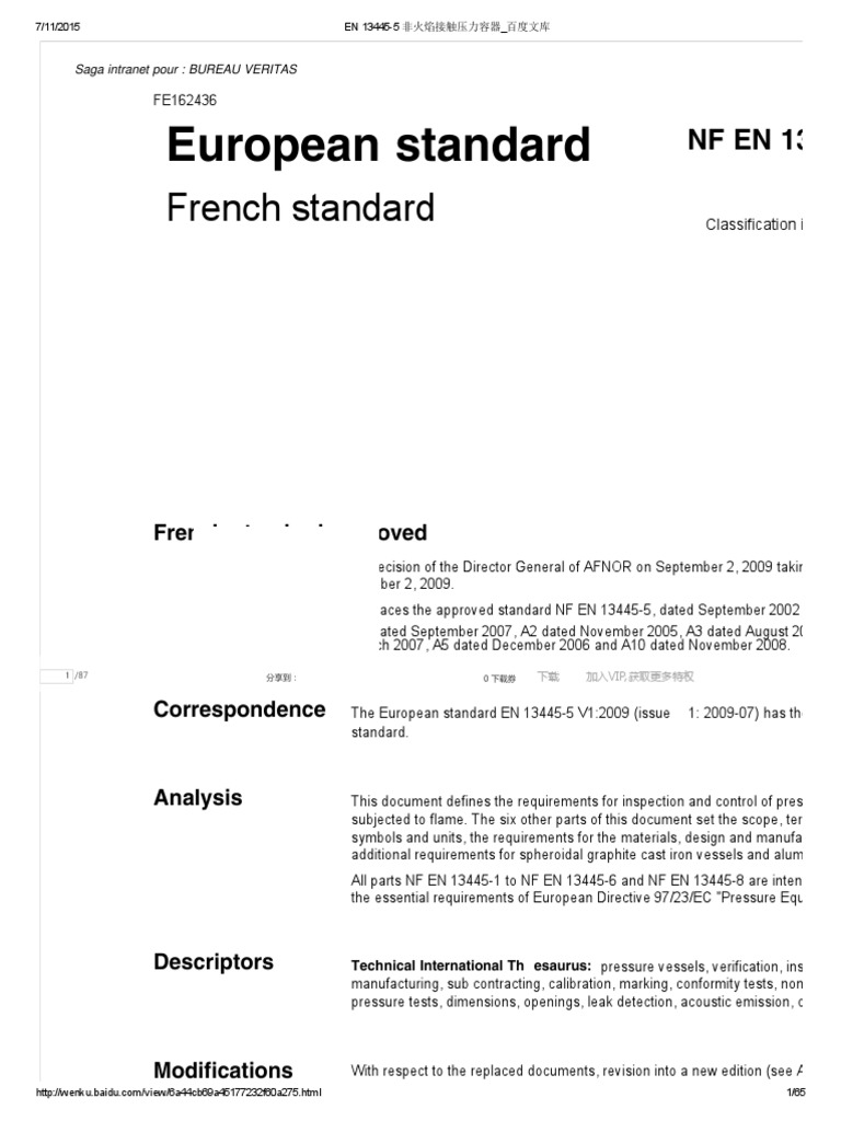 en 13445 5 | PDF | Nondestructive Testing | Welding