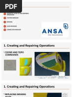 Basic Ansa Tutorials | PDF | Computer Aided Design | Topology