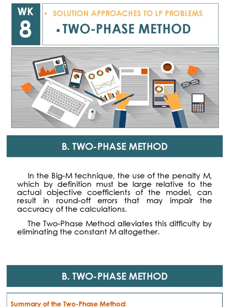 Two-Phase Method: Solution Approaches To LP Problems | PDF | Equations ...