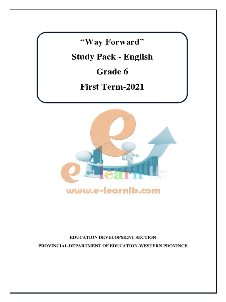 E Learn LK Grade 6 English Way Forward Study Pack (Term 1) | PDF ...